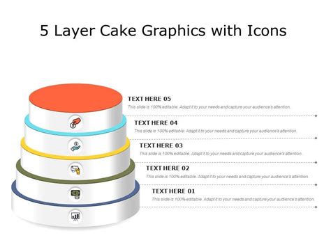 5 Layer Cake Graphics With Icons Powerpoint Slides Diagrams Themes