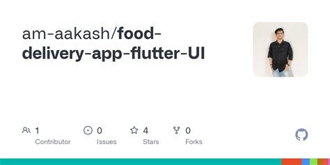GitHub Am Aakash Food Delivery App Flutter UI