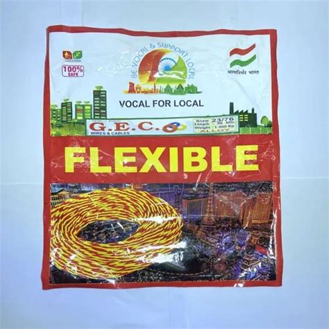 10 76 Gec Aluminium Flexible Polypack 90 Mtr At ₹ 102roll Twisted