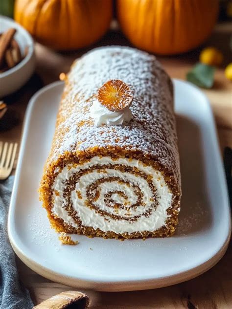 Irresistible Spiced Cardamom Pumpkin Roll Recipe For Fall Bliss