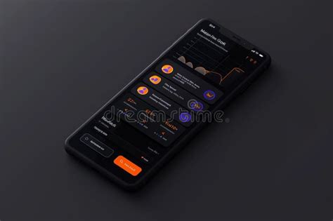 Mobile App Interface Design Stock Image Image Of Visual Screen