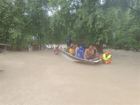 မန္တလေး၊ နေပြည်တော်ရှိ ၁၀ မြို့နယ်နီးပါး ရေဘေးကြုံ သံလွင်ခက်