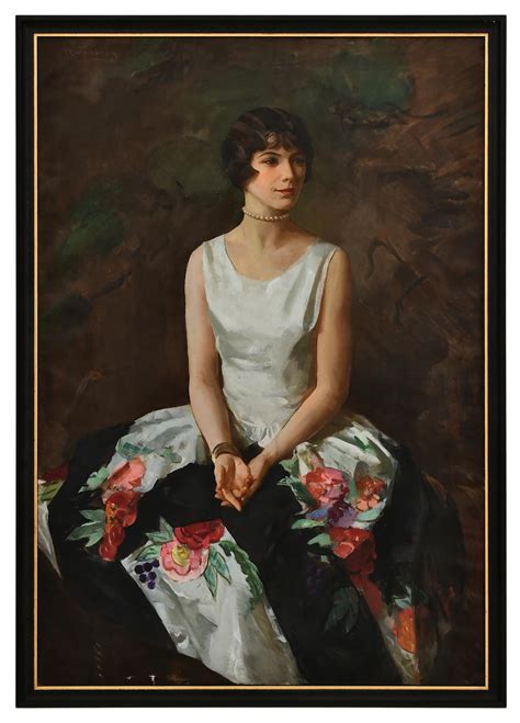 Lot Henry R Rittenberg America 1879 1969 Portrait Of Caroline Rittenberg