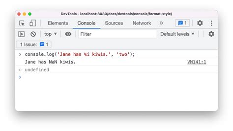 Format And Style Messages In The Console Chrome Devtools Chrome For Developers