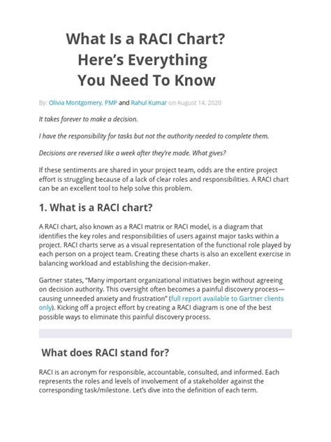 Raci Chart Pdf Computing Business