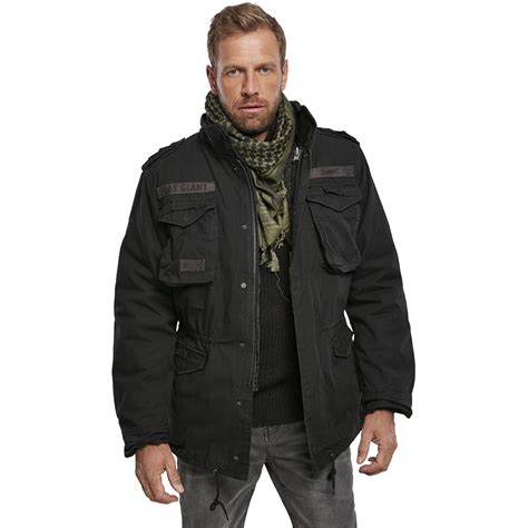 Brandit M 65 Giant Jacket Black Free Delivery Military Kit
