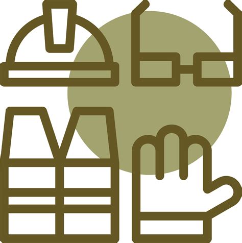 Safety Gear Linear Circle Icon 39519595 Vector Art At Vecteezy