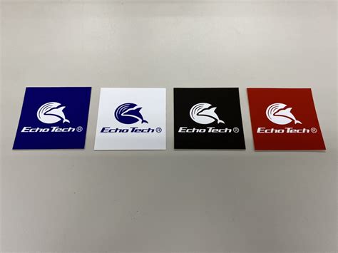 【echo Tech】 Echo Tech Logo Sticker Echo Tech