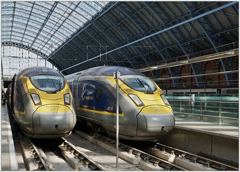 Eurostar Züge 320 Br Class 374 In London St Pancras Hellertal