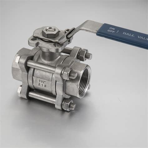 3pc Stainless Steel 304316 Ball Valve With Iso5211 Mounting Pad Buy