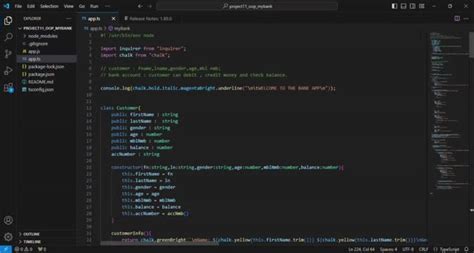 Zija Yaseen On Linkedin Typescript Objectorientedprogramming Bankproject Inquirer 15 Comments