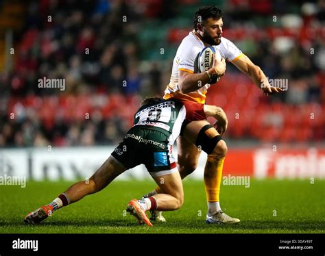 Leicester Tigers Tom Whiteley Left And Leinster Rugbys Robbie