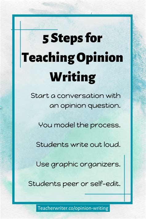 Opinion Writing Whats The Best Way To Teach It Teacherwriter
