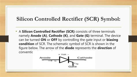 Silicon Controlled Rectifier Scr Ppt