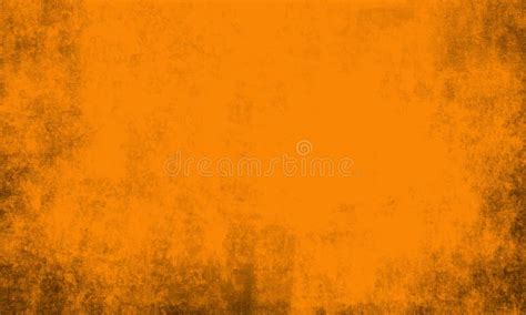 Tangerine Color Background With Grunge Texture Stock Image Image Of