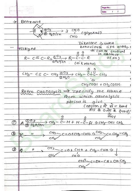 Ncert Class 11 Chemistry Hydrocarbons Notes Pdf Handwritten And Short