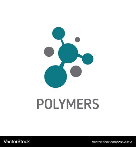 Polymer Logo Concept Royalty Free Vector Image