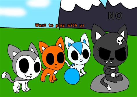 Dipsie Pixie And Pebbles Meets Blacky By Aymanedrawings On Deviantart