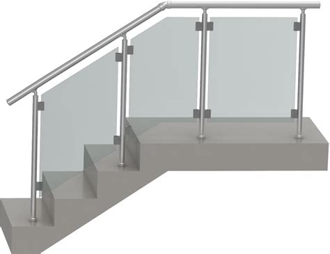 Скляні огорожі та перила для сходів в Ужгороді під замовлення