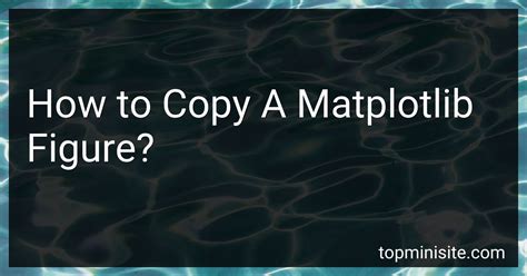 How To Copy A Matplotlib Figure In