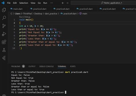 How To Use Relational Operators In Dart Sapna Fazal Posted On The Topic Linkedin