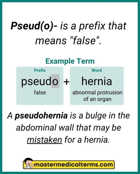 Pseudo Master Medical Terms