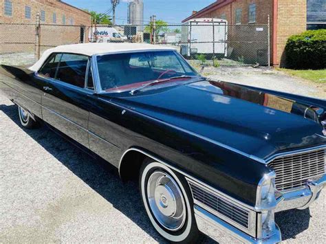 1965 Cadillac Coupe Deville Convertible Black Rwd Automatic Classic