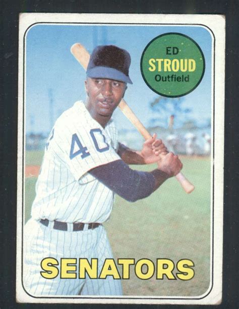 1969 Topps 272 Ed Stroud Gvg Senators 50236 Ebay