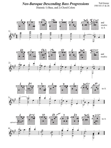 Neo Baroque Descending Bass Progressions Pdf