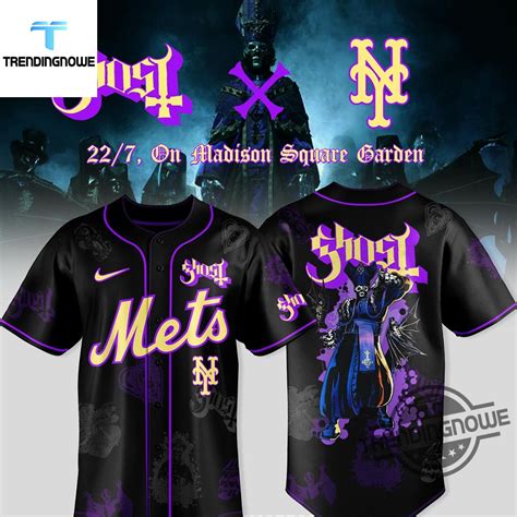 Ghost Band World Tour New York Mets 2025 Baseball Jersey Trendingnowe