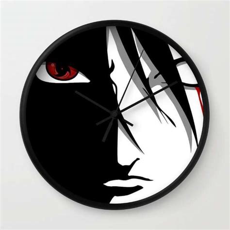 Sharingan Genjutsu Wall Clock Custom Freaks