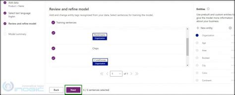using entity extraction ai model within dynamics 365 crm power apps