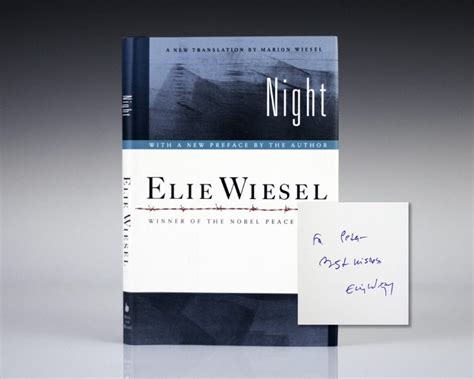 Night Elie Wiesel First Edition Signed