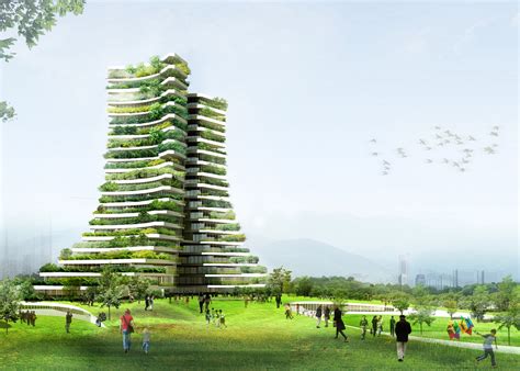 Vo Trong Nghia Architects Proposes Plant Covered City Hall