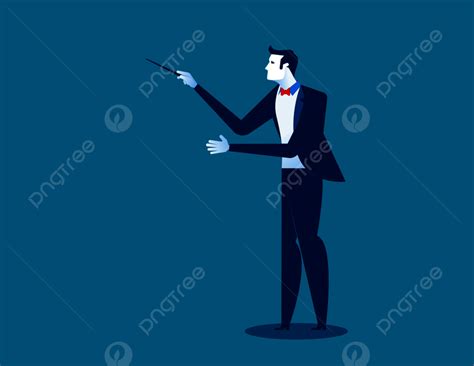 Orchestra Conductor Musical Vector Classical Recreational Musical People Png And Vector With