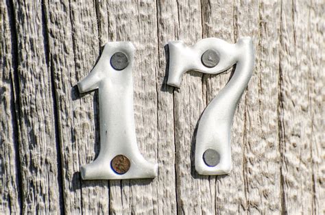Numbers 17 Metal On Post Free Photo On Pixabay Pixabay