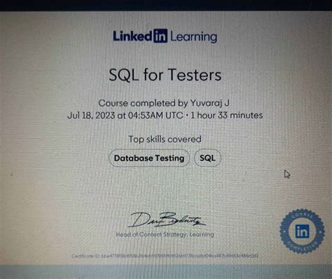 Yuvaraj J On Linkedin Successfully Completed