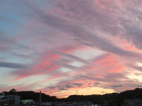 夕焼け雲 高尾暮らし