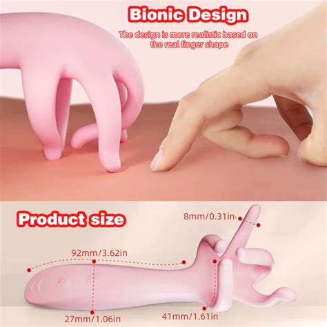 Five Finger Breast Vibrator Bionic Design