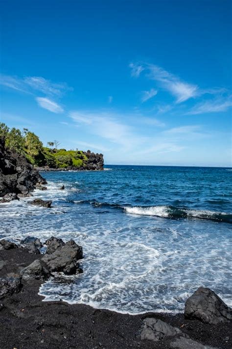 Wallpapers Maui Hawaii Black 910 Maui Black Beach Hawaii Islands