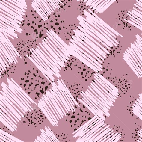 Brushstrokes And Thin Stripes Seamless Pattern Background Decor