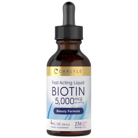 Biotin 5000mcg 4oz Liquid