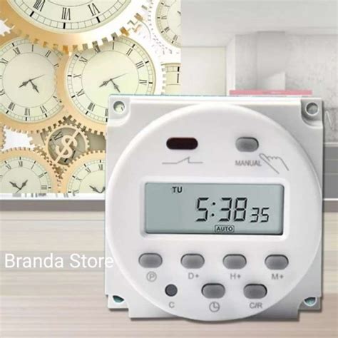 Promo Digital Timer Switch Ac 220v Programable Diskon 23 Di Seller