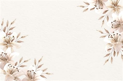 Tan Floral Background Images Free Download On Freepik