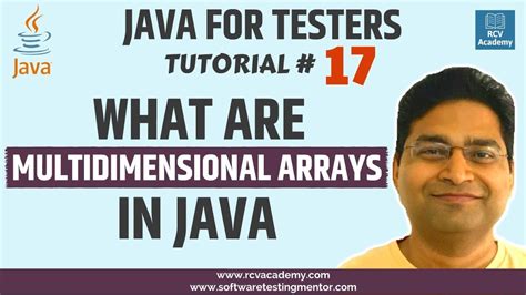 Java For Testers 17 Multidimensional Array In Java With Examples Software Testing Mentor