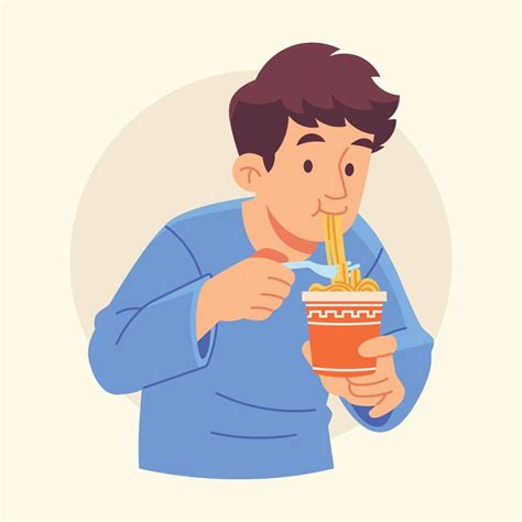 Man Munching Vector Art Icons And Graphics For Free Download