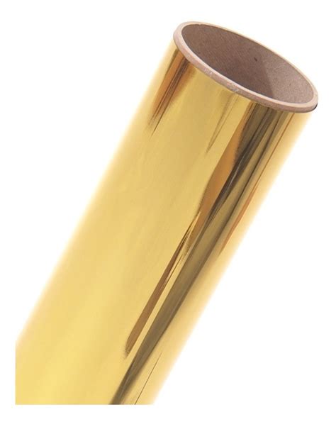 Vinil Oro Espejo Corte Adhesivo Metálico Dorado 5 M X 61 Cm Meses Sin