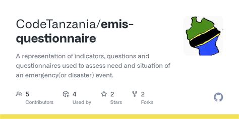 Github Codetanzaniaemis Questionnaire A Representation Of