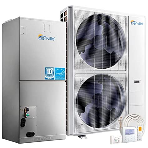 Senville 4 Ton Central Air Conditioner Heat Pump Split System 48 000 Btu Inverter Variable Speed
