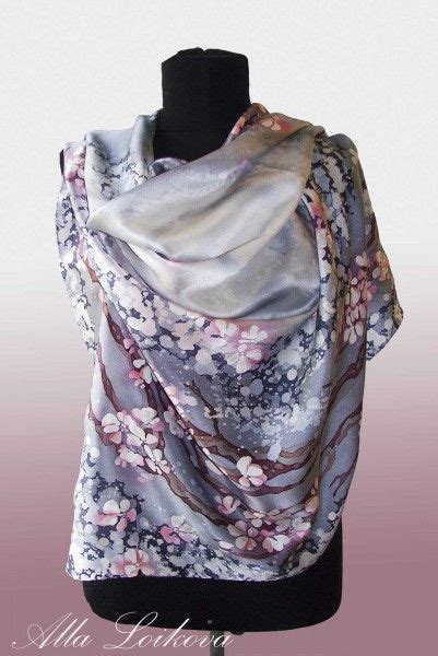 Весенний платочек. | Батик, Одежда, Шёлк